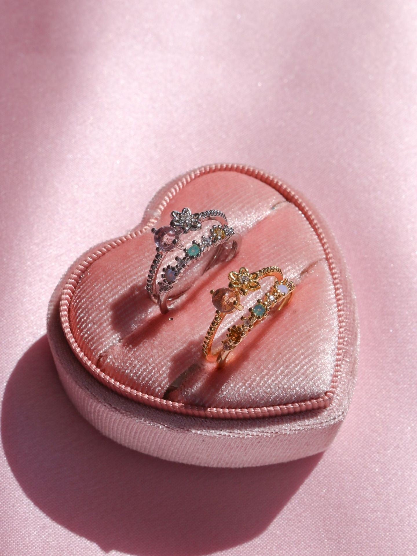 Minimal Daisy Pink Ring – Reorah