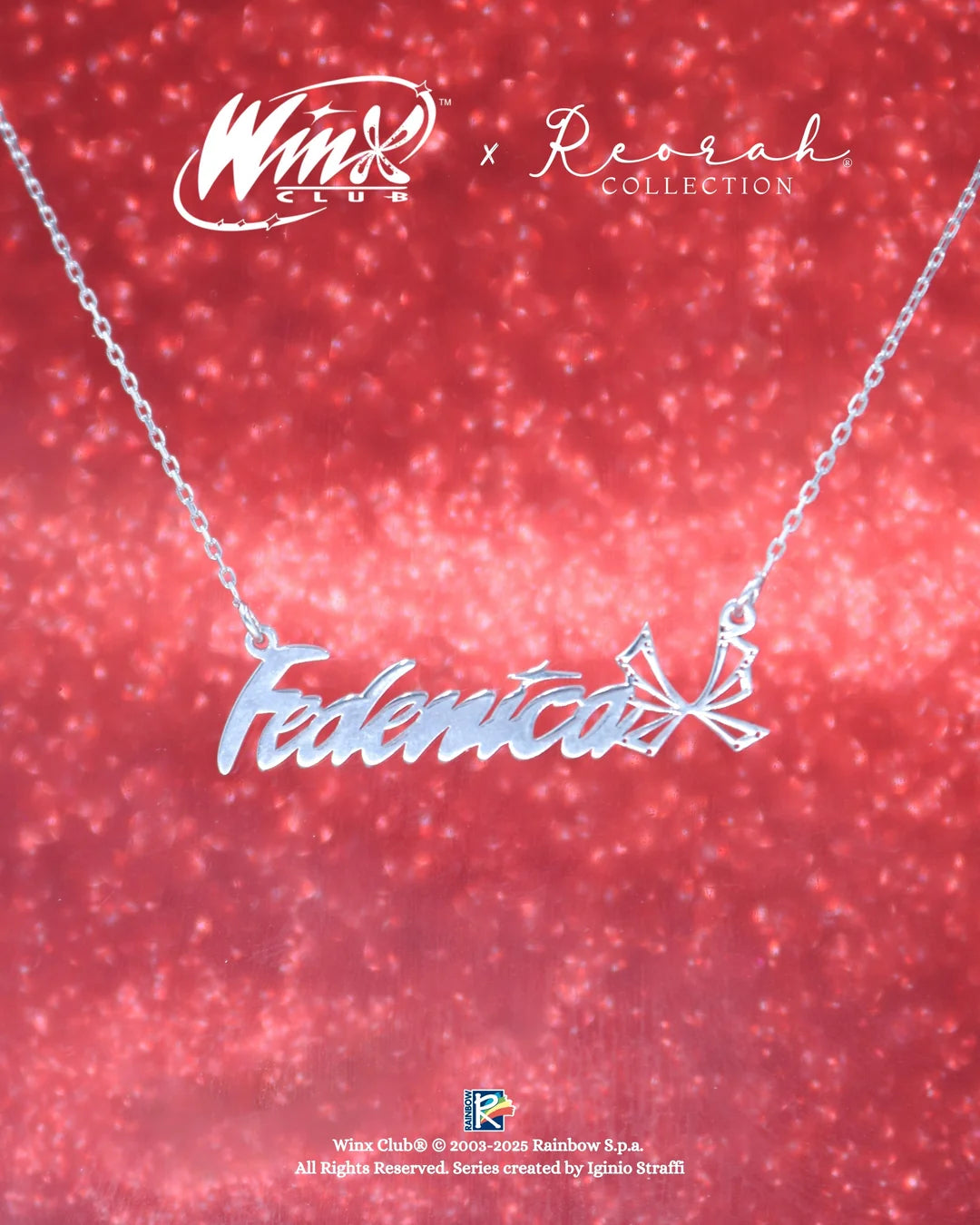 Winx Club® Personalized Enchantix Wings Name Necklace – Reorah