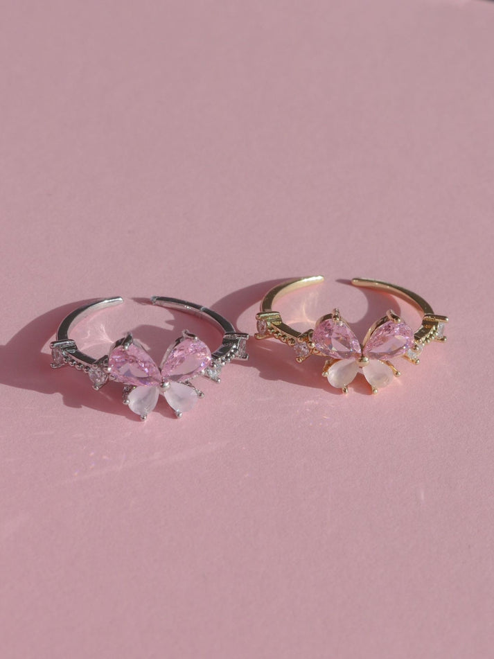 Minimal Cute Papillon Ring – Reorah