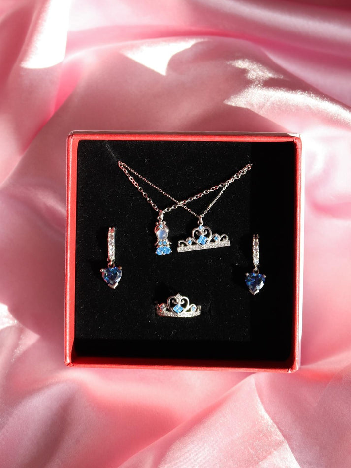 Cinderella Necklace, Earrings, Ring Jewelry Set – Reorah