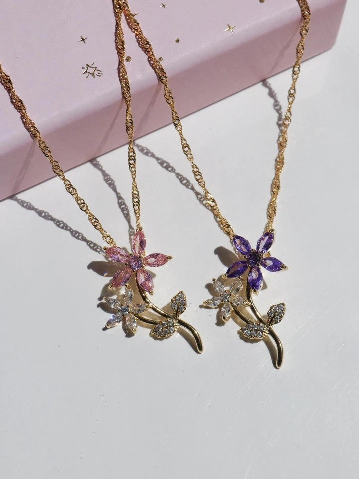 Lilith Flower Necklace – Reorah - Reoriva LLC