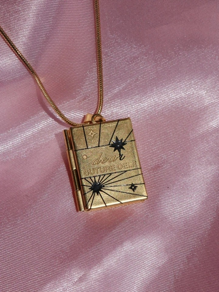 Dear Book Necklace Steel – Reorah