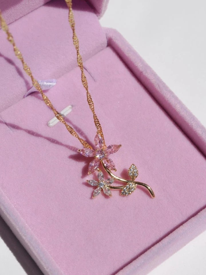 Lilith Flower Necklace – Reorah - Reoriva LLC