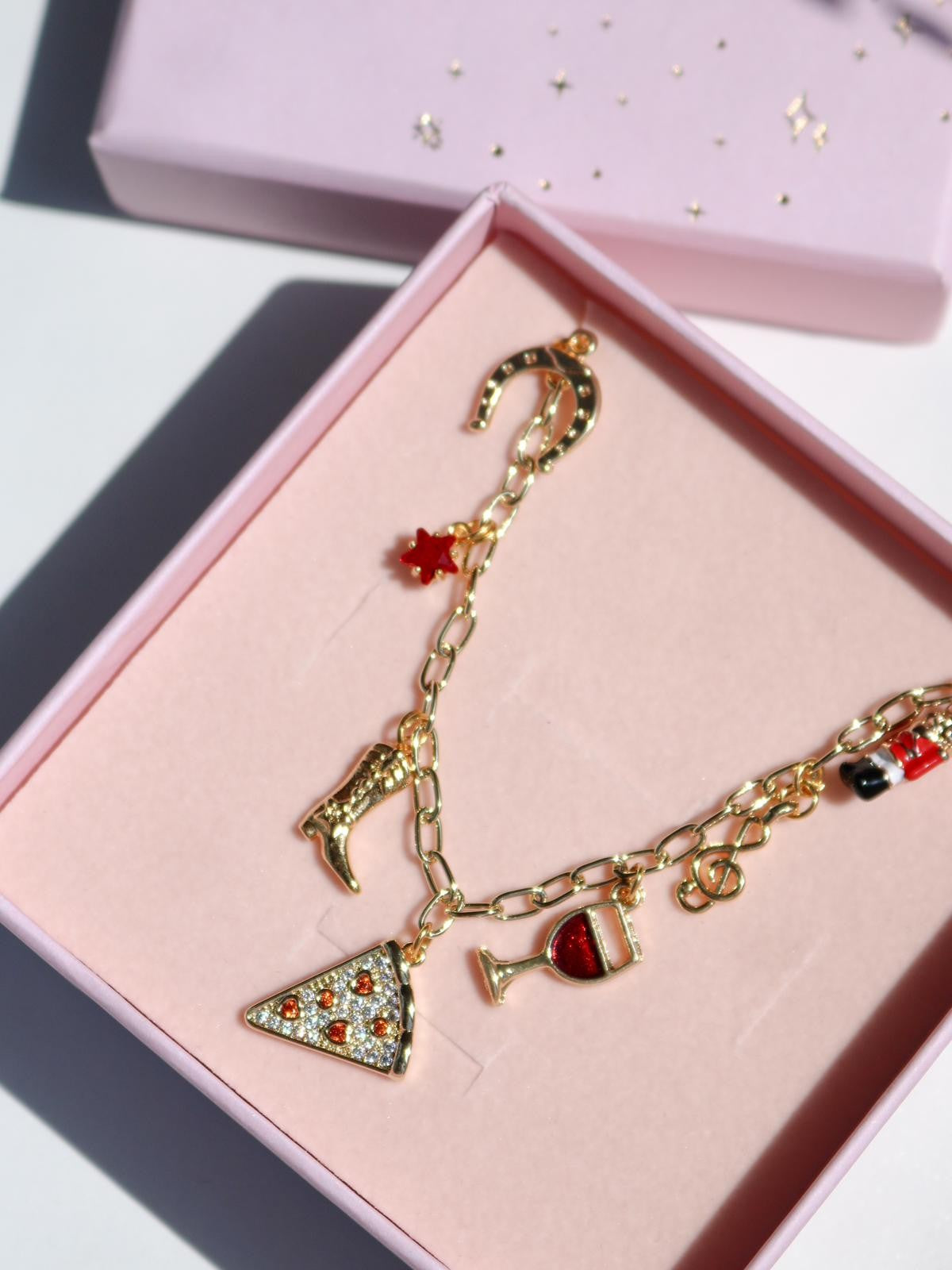 Sip, Slice Love Charm Necklace Xuping Chain – Reorah - Reoriva LLC