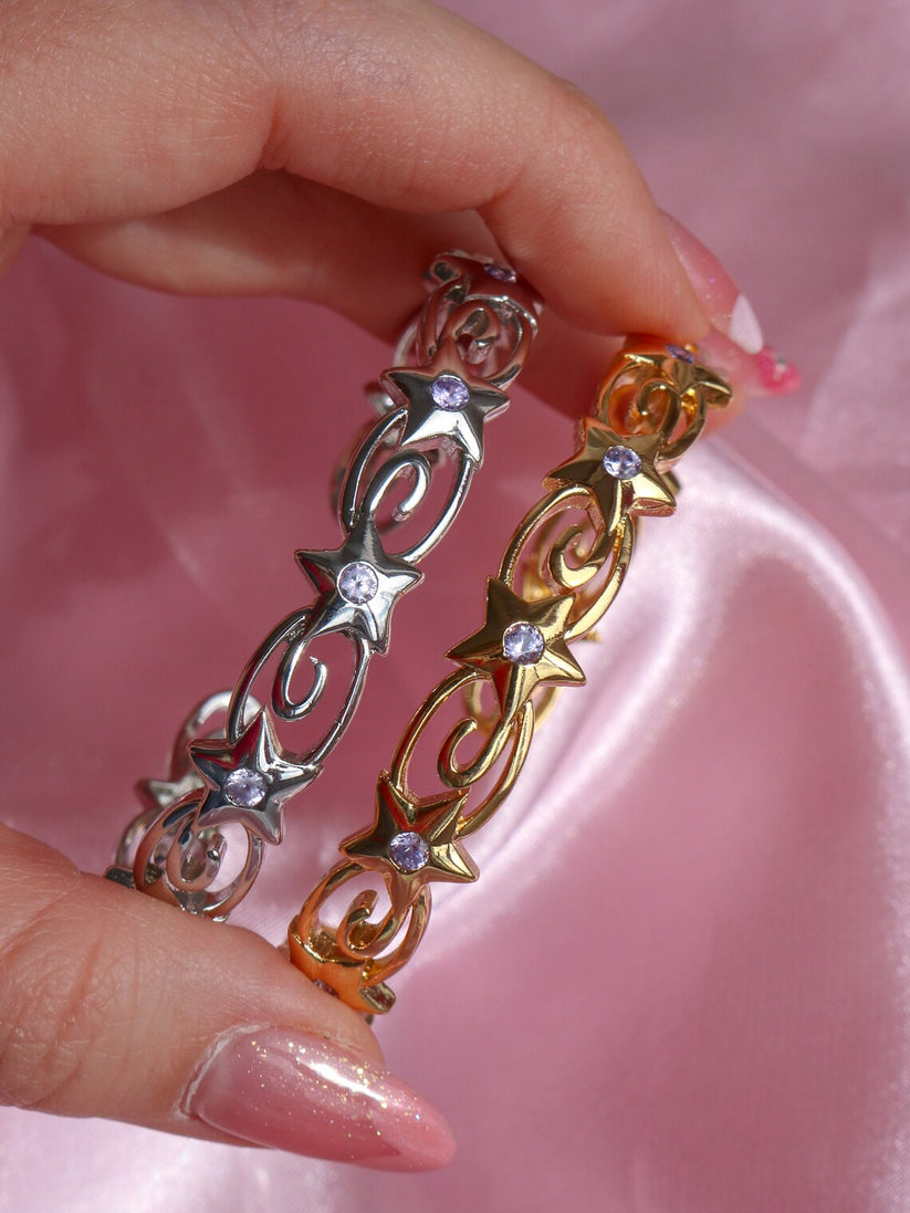 Magic Pegasus Princess Brietta Bracelet, Lilac Star Bracelet – Reorah