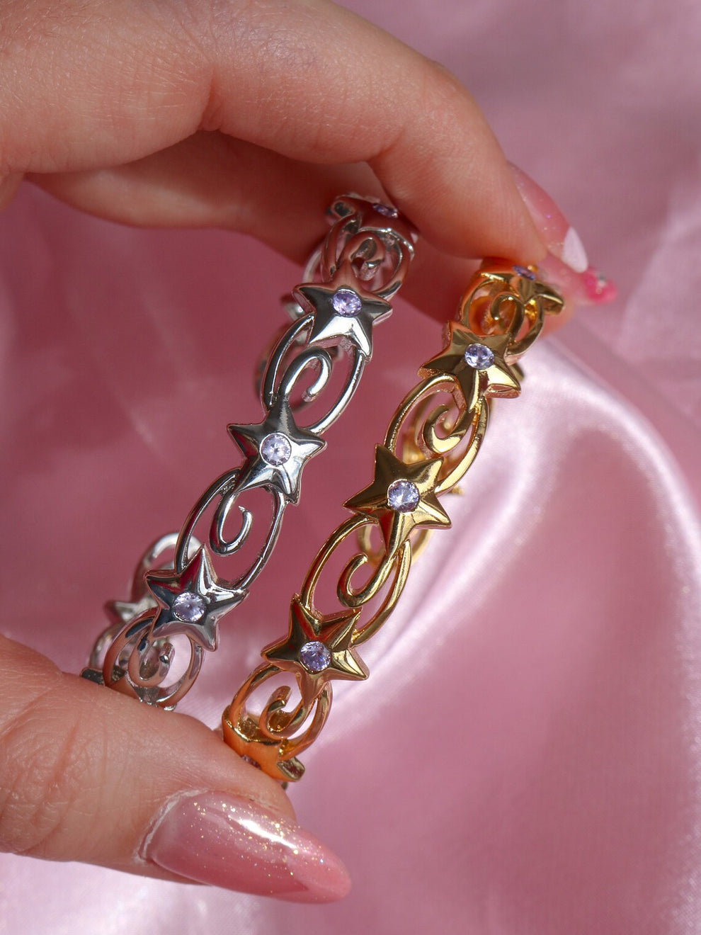 Magic Pegasus Princess Brietta Bracelet, Lilac Star Bracelet – Reorah